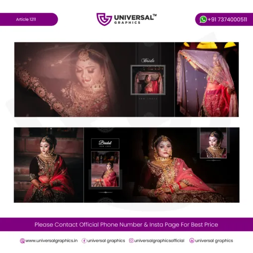Outstanding Premium 12x36 Wedding Album Design PSD Templates